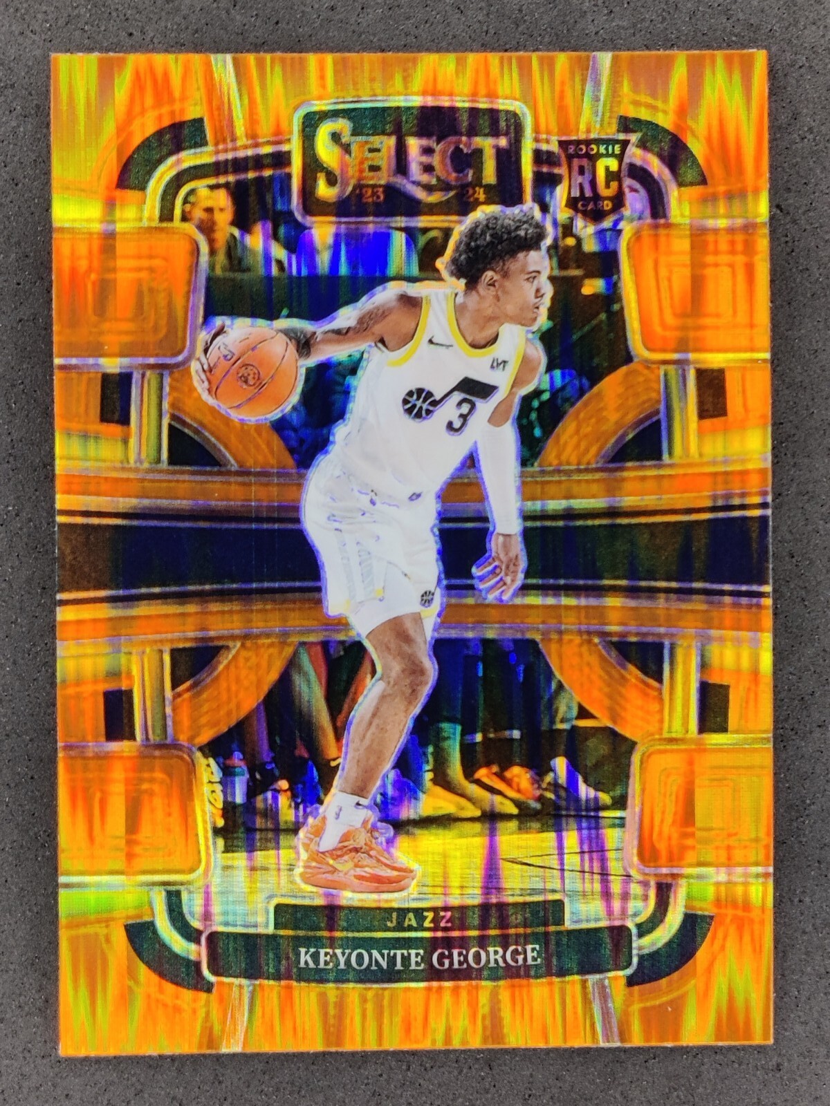 2023-24 Panini Select KEYONTE GEORGE Rookie Orange Flash Concourse #75 ...