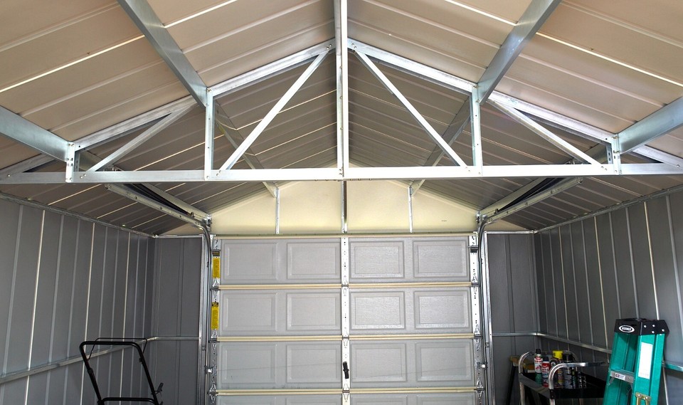 Arrow Murryhill 12 x 10 Garage, Steel Storage Building, Pre Fab Storage ...