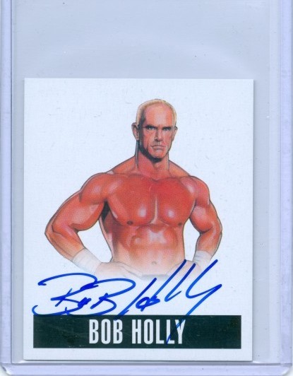 BOB HOLLY "SP AUTOGRAPH CARD #A-BH1" LEAF ORIGINALS WRESTLING 2014 WWE ...