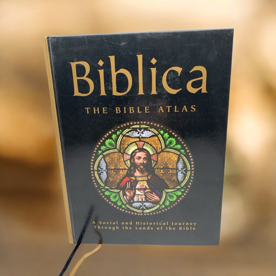 Biblica The Bible Atlas 2006 Large Tabletop Edition Hardcover ...