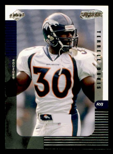 1999 Collector's Edge Supreme #TD Terrell Davis Previews Denver Broncos ...