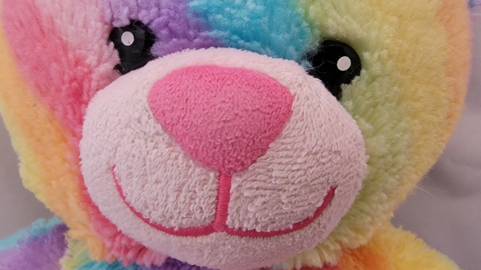 Build-a-Bear Rainbow Friends Multi-Color Teddy Bear 17" Plush Gay Pride ...