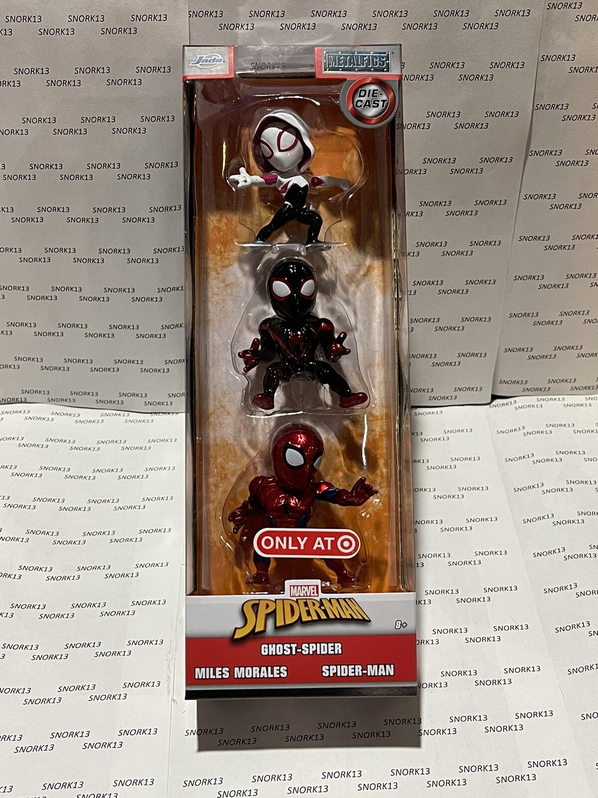 Jada MetalFigs 3Pk Spiderman Ghost-Spider Miles Morales Target ...