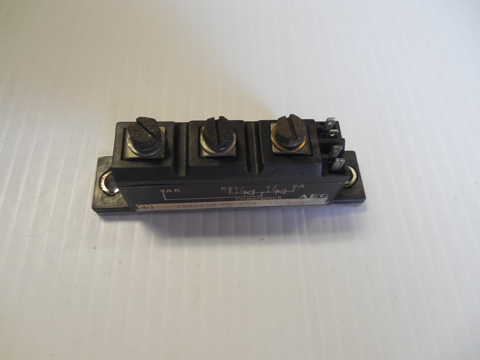 AEG THYRISTOR DIODE 104X125 DC 054 104X125DC054 12C8 | eBay