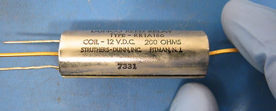 STRUTHERS DUNN (DUNCO) RELAY RR1A186; 5945-00-018-9905 NSN, 12VDC coil ...