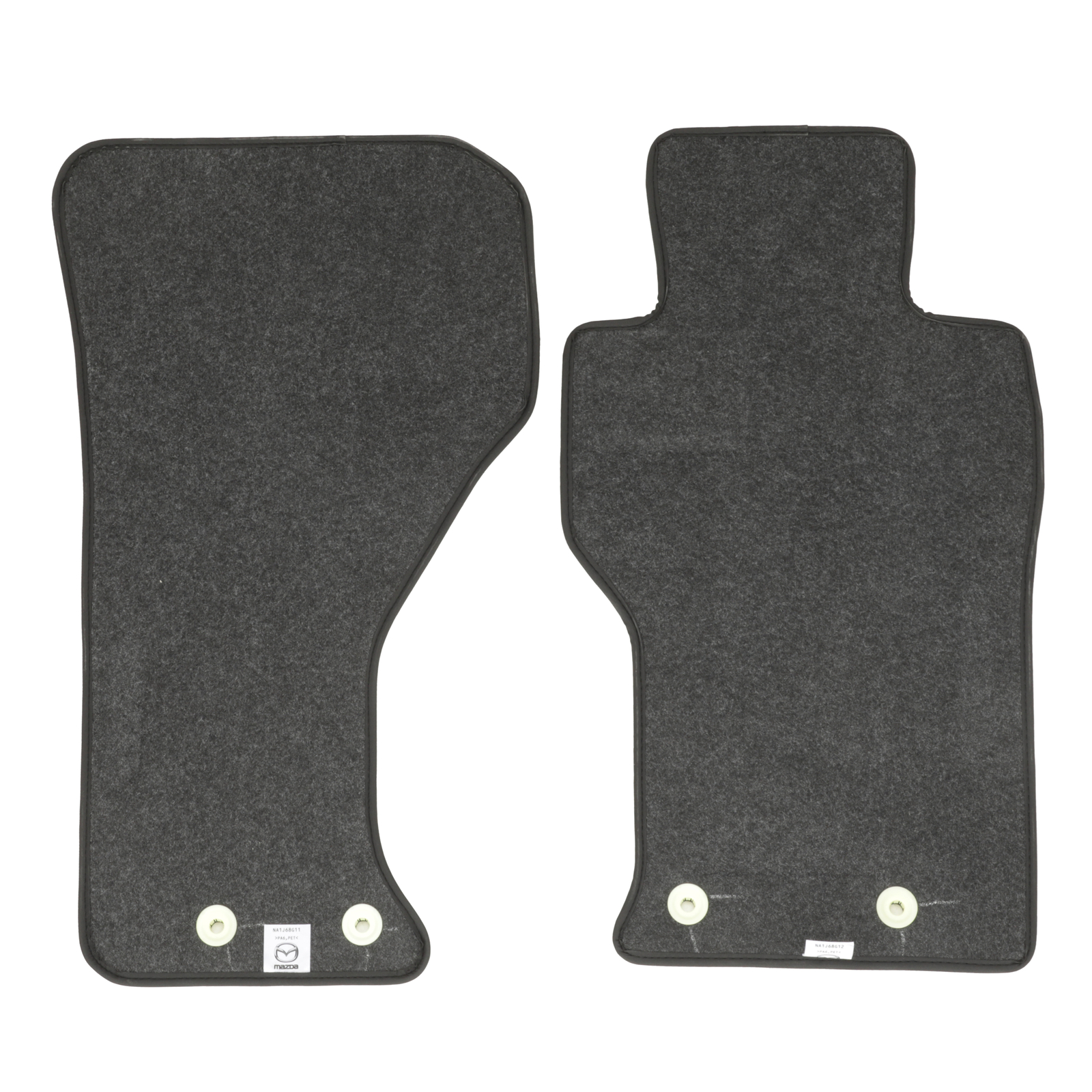 NEW OEM Mazda 2016-2022 MX-5 Miata Black Carpet Front Floor Mats NA1J ...