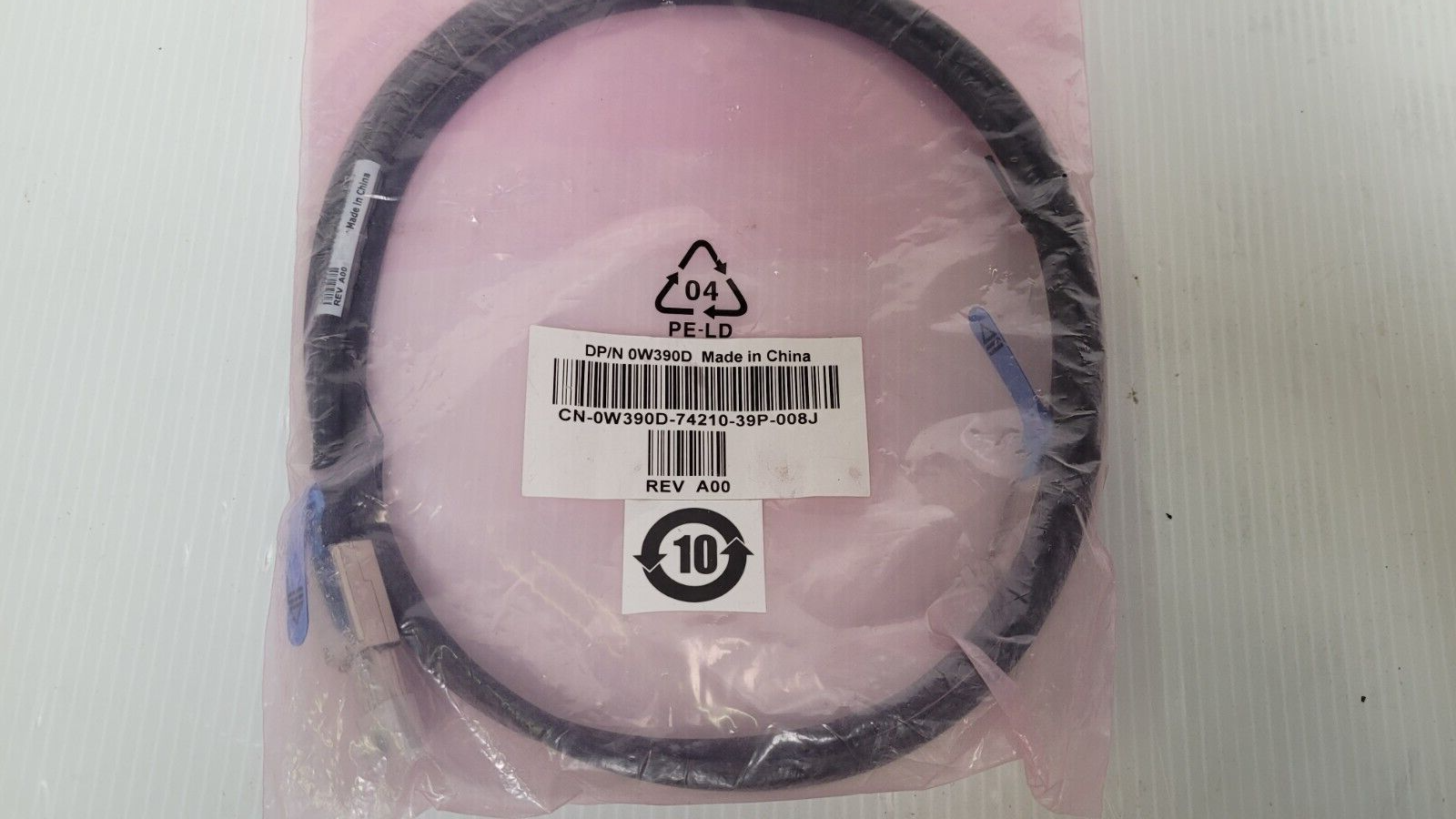 Dell 6ft 2m PowerVault MD1200 MD1220 MD3200 Mini SAS Cable W390D *NEW ...