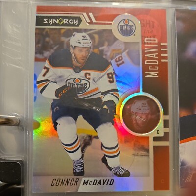 CONNOR MCDAVID RED 2022-23 Upper Deck Synergy NHL Hockey #50 CARD ...
