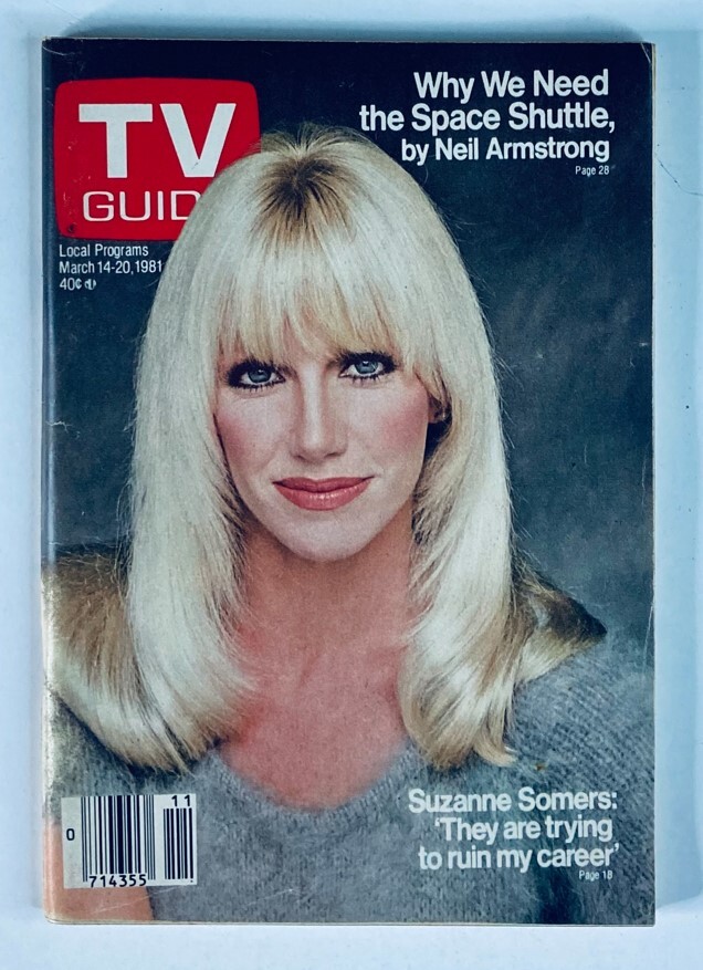 TV Guide Magazine March 14 1981 #1459 Suzanne Somers Nashville Ed. No ...