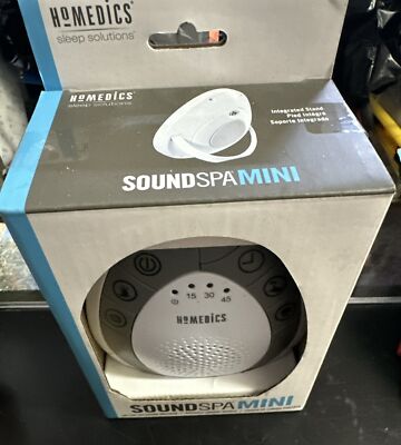 Homedics Soundspamini On The Go Sound Machine, 4 Nature Sounds SS-1200 ...
