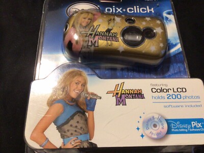Disney Hanna Montana Pix Click Digital Camera- Includes Software - New ...