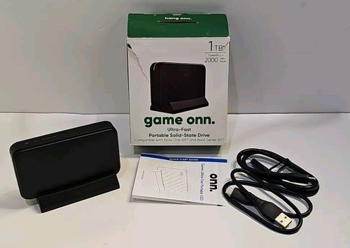Game Onn Ultra-Fast Portable 1TB Solid-State Drive Xbox One/X/S *TESTED ...