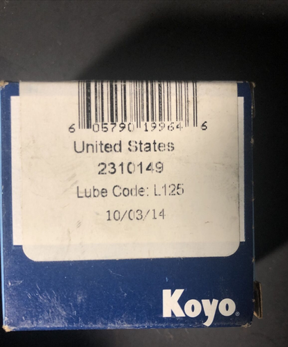 KOYO BEARINGS IR-141820 LUBE CODE L125 2310149 - NOS | eBay