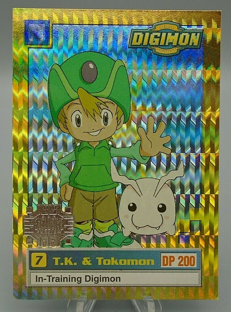 Bandai In-Training Digital Digimon Monsters Foil Card T.K.& Tokomon ...