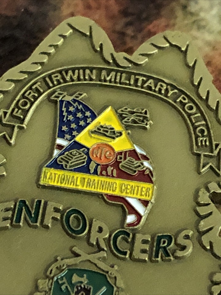 United States Army Military Police NTC Fort Irwin Enforcers Rare Very ...