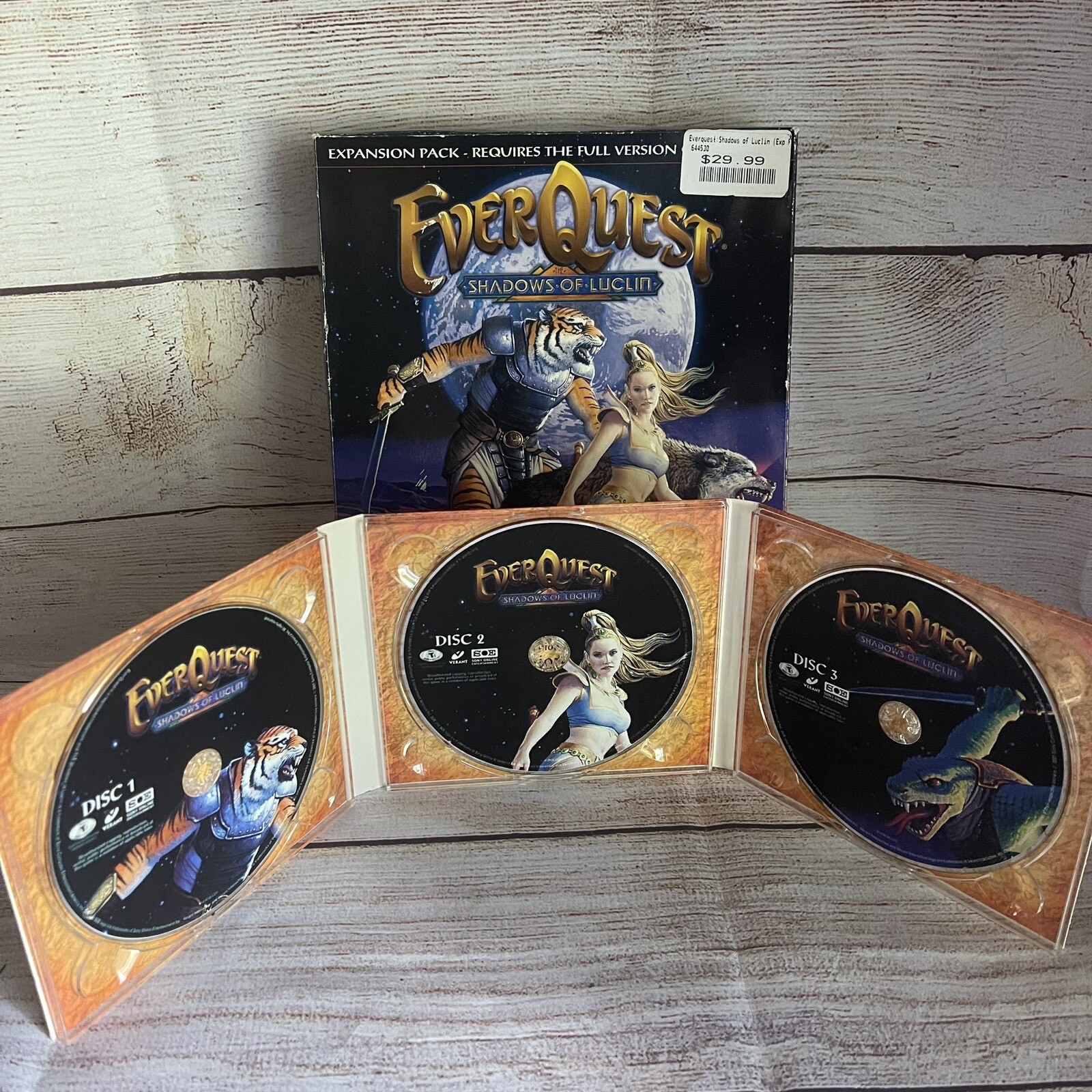 EverQuest: Shadows of Luclin (PC, 2001) Big Box 3 Disc Game and Box Only | eBay