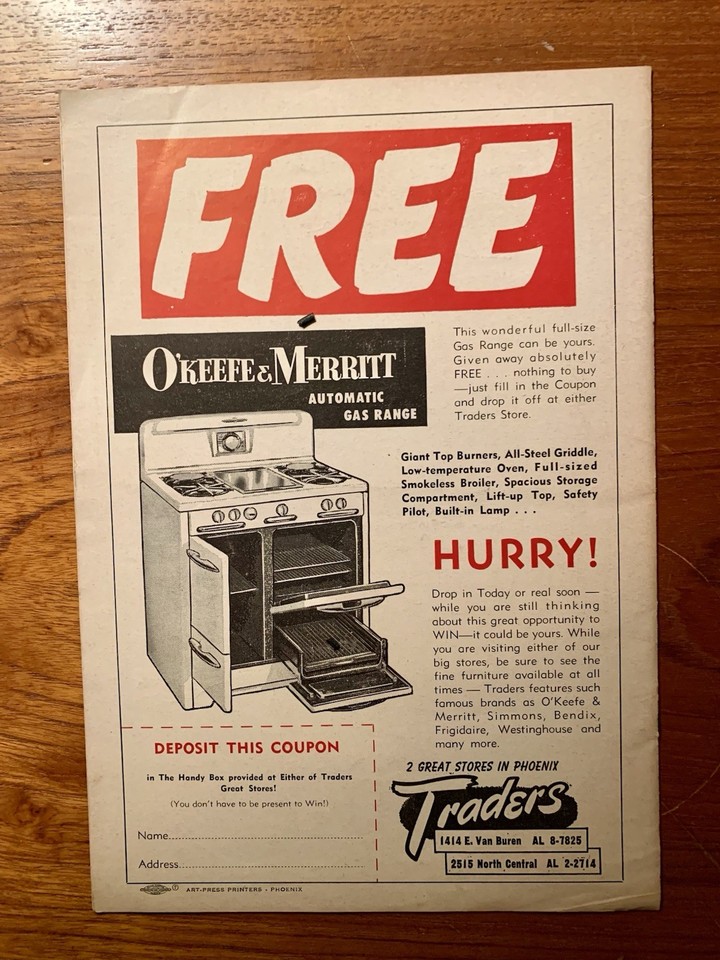 1954 NY Giants Spring Training Program – Phoenix Muni Stadium – Rare ...