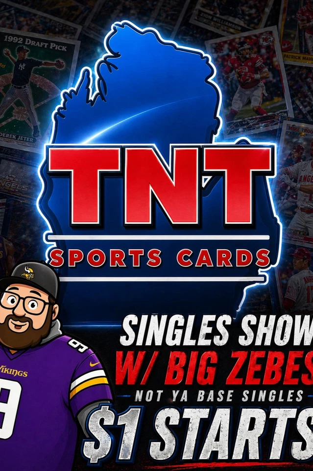 $1 Start Sports Singles W/Bryce | eBay Live UK