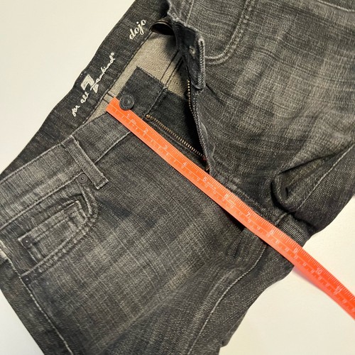 7FAM Dojo Jeans Size 28 Black Flare Diamond Rhinestone | eBay