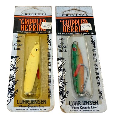 Luhr Jensen Crippled Herring ¾ Oz Fishing Lures (2) NOS | eBay