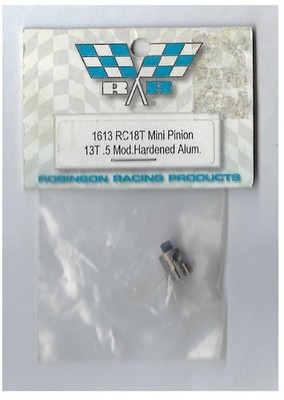 Robinson Racing 1613 Mini Pinion Gear (13T) for Team Associated RC18T ...