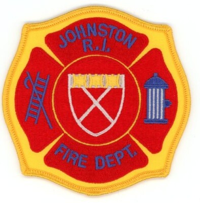RHODE ISLAND RI JOHNSTON FIRE DEPARTMENT NICE SHOULDER PATCH POLICE ...