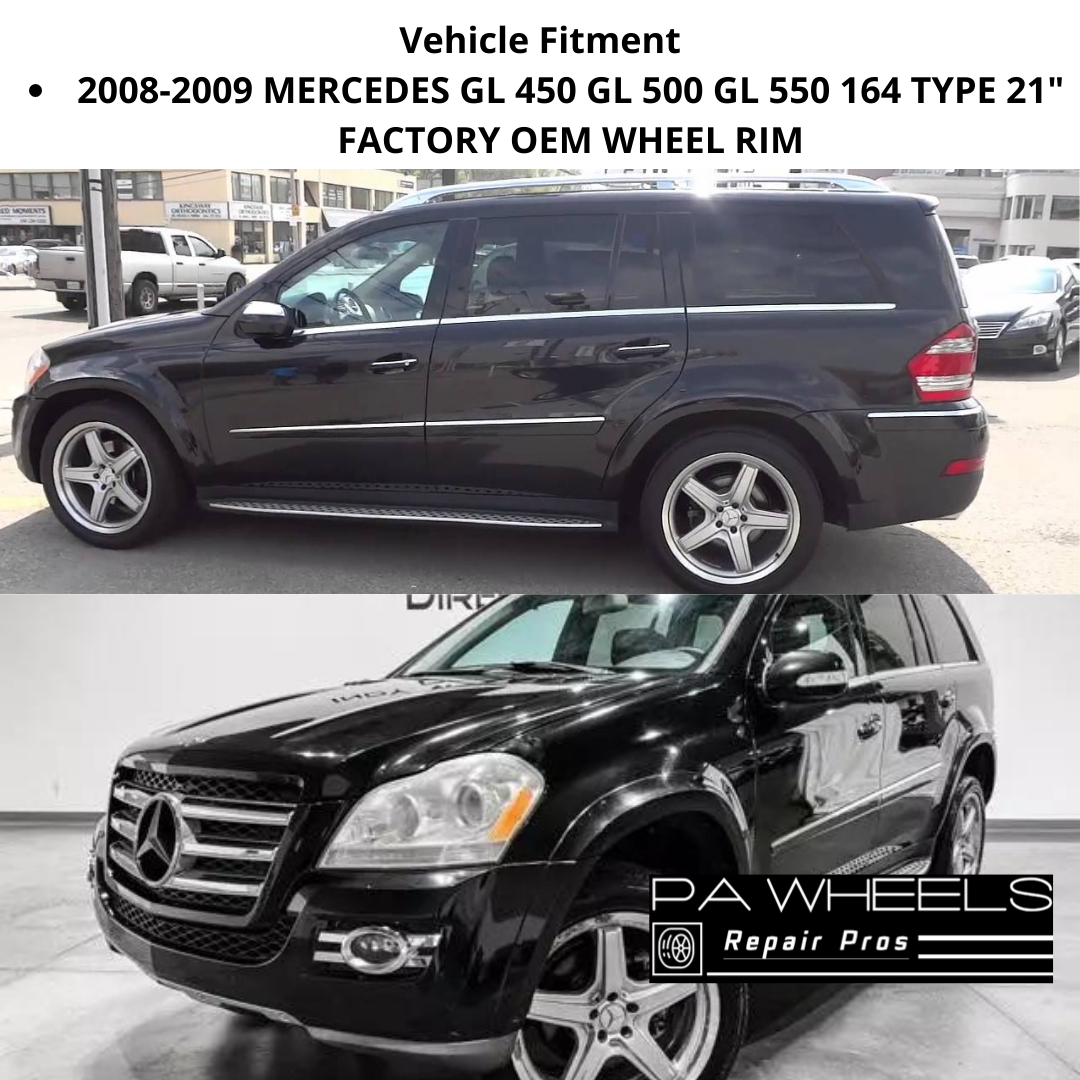 MERCEDES GL550 2008 2009 21" FACTORY ORIGINAL AMG WHEEL RIM 85014 ...