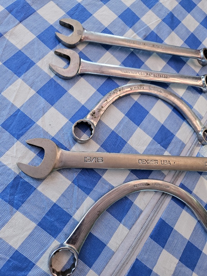 SNAP ON TOOLS WRENCHES Vintage Snap On Wrench Lot of 5 SNAP-ON TOOLS WRENCHES | eBay