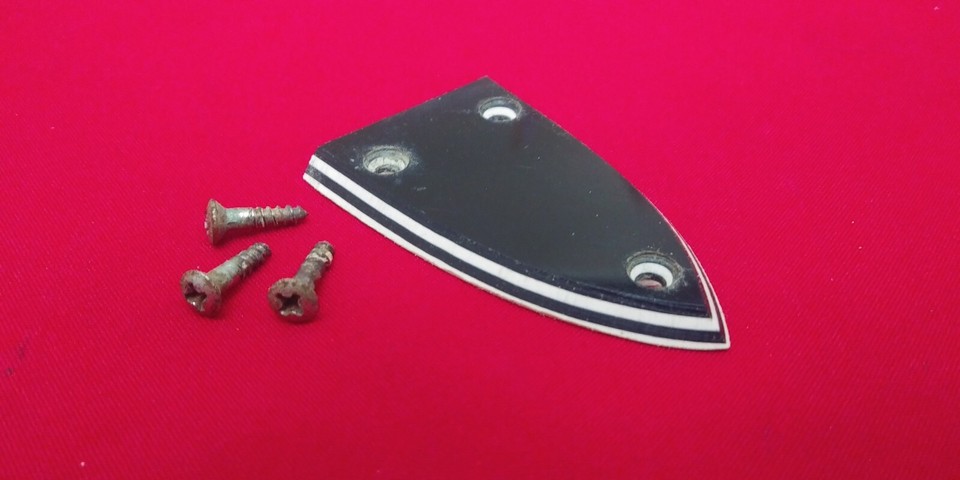 VTG 1970s UNIVOX LES PAUL GUITAR TRUSS ROD COVER JAPAN GIMME | eBay