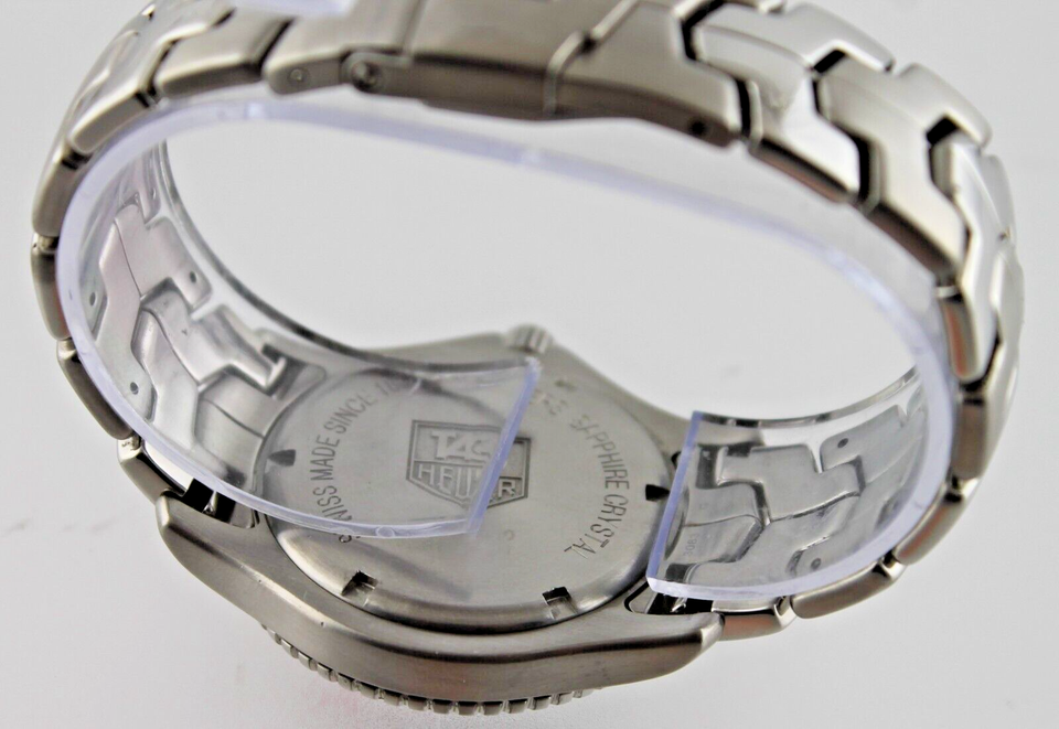 TAG HEUER MENS LINK WJ1117.BA0575 DIAMOND DIAL BEZEL MENS BLACK ...