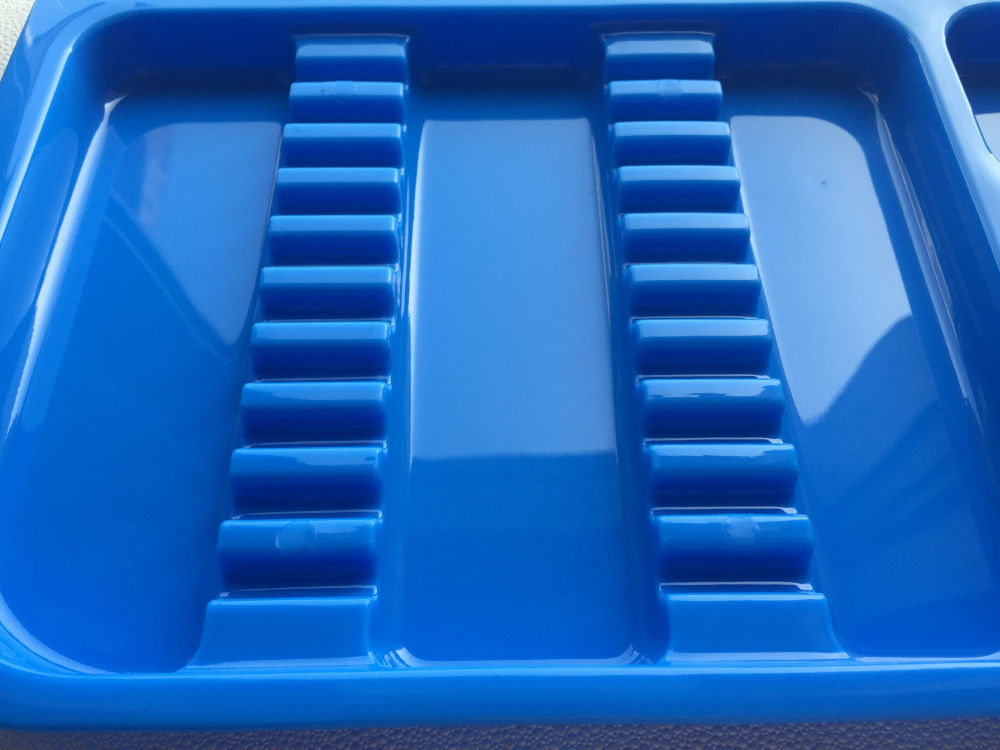 Dental Autoclavable Plastic Trays Flat Divided Separate Type Instrument ...