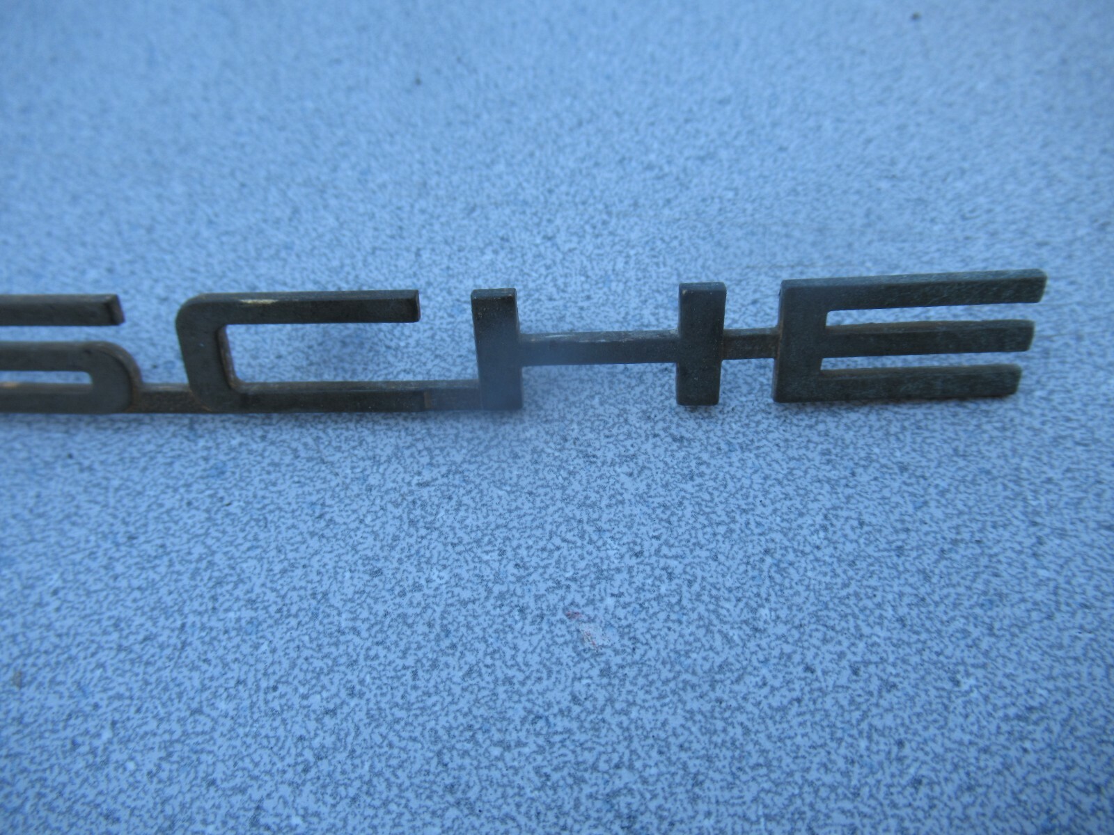 PORSCHE 356 c Rear Engine Lid Emblem "PORSCHE" #13 Bag#21 C#106 | eBay