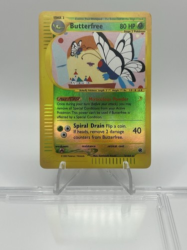 Butterfree 005/165 Expedition Base Set Reverse Holo Near Mint E-Reader ...