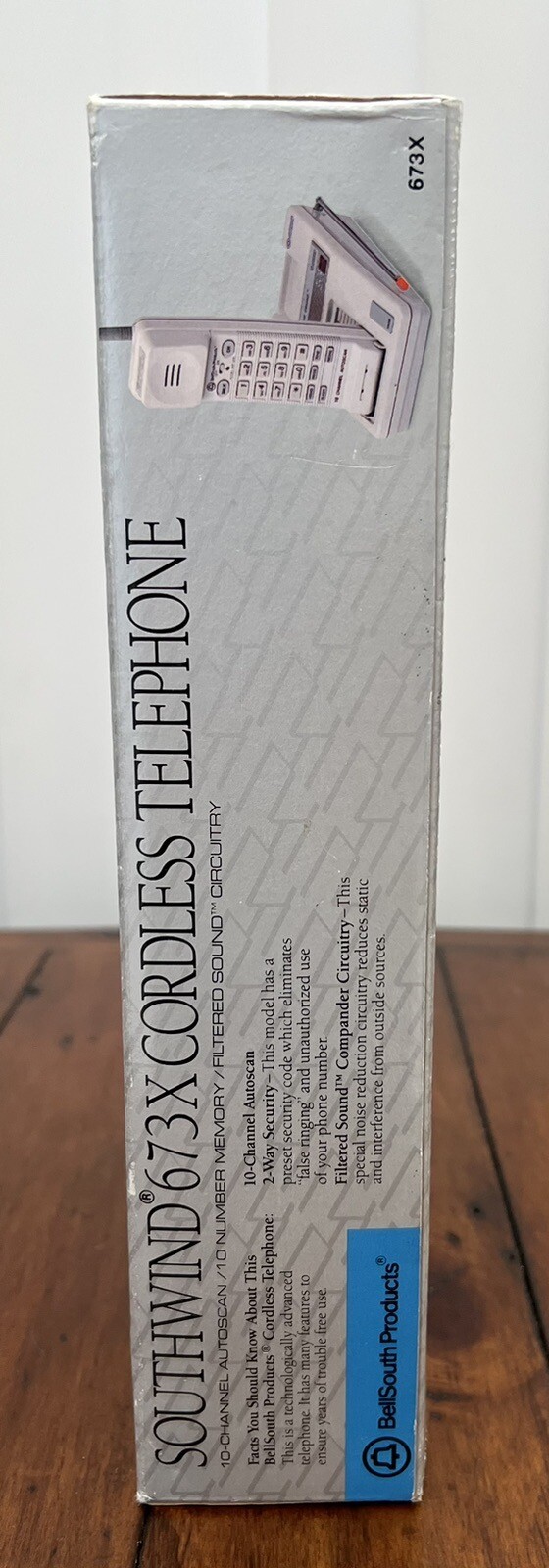 Bellsouth Cordless Telephone 673x Brand New In Box 10 Channels Cordless ...