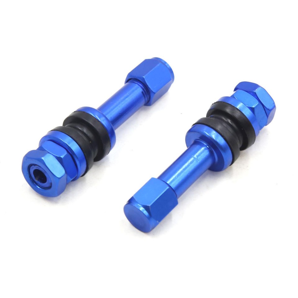 4Pcs Blue Bolt-in Wheel Rim Vacuum Tire Valve Stem w Dust Cap for Car ...