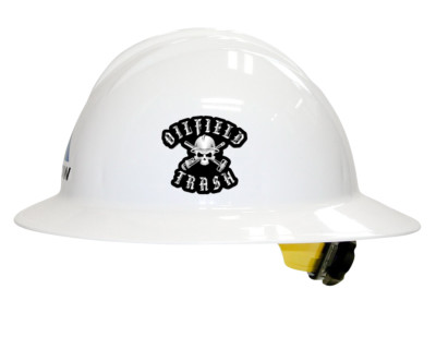 OILFIELD TRASH Hard Hat Decal / Helmet Sticker Label Pipe Liner | eBay