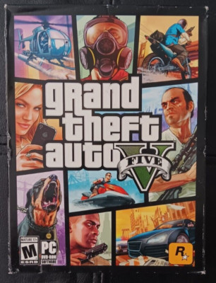 Grand Theft Auto V GTA 5 (PC, DVD-ROM) Missing Disc 1, see pics ...