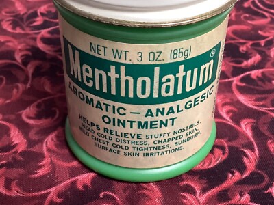 Vtg Metholatum Plastic Jar with Tin Lid 3 oz. | eBay