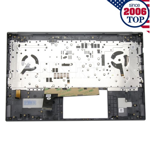 New HP Omen 15-EN 15-EK Laptop Palmrest RGB Backlit Keyboard M00667-001 ...