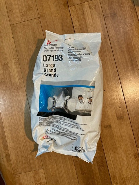 3M 07192 Paint Spray Dual Cartridge Respirator Medium for sale online ...