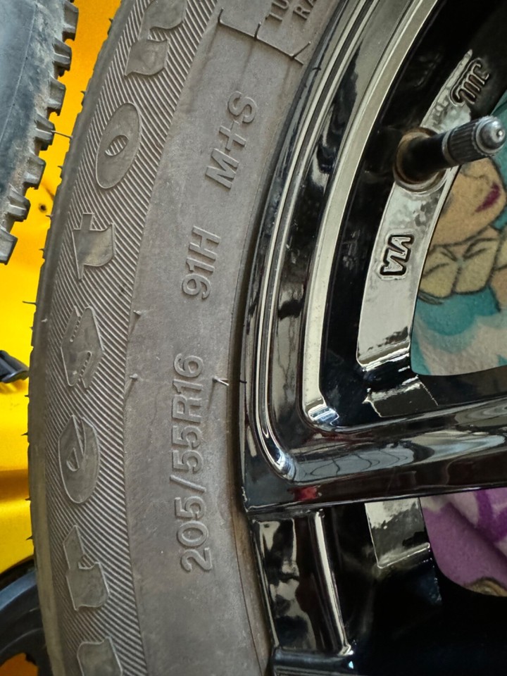 (Set-4) American Racing AR907 16x7 5x112 +40mm Gloss Black Wheels Rims ...