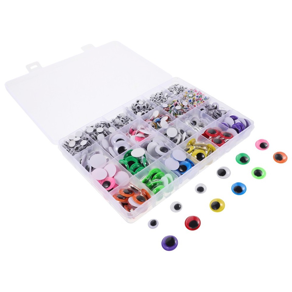 1680 Pcs Movable Googly Eyes: Self Adhesive Googly Wiggle Eyes for DIY ...
