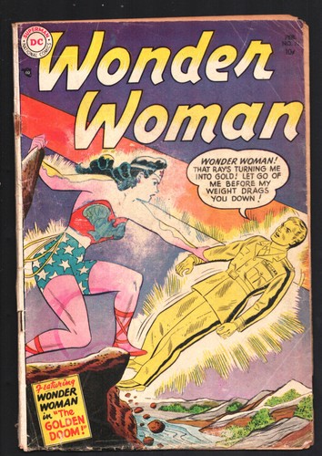 Wonder Woman #72 1955-DC-Wonder Woman's Sandals-Last pre-code issue | eBay
