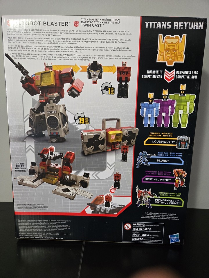 Transformers Titans Return Leader Class Blaster & Twincast | eBay