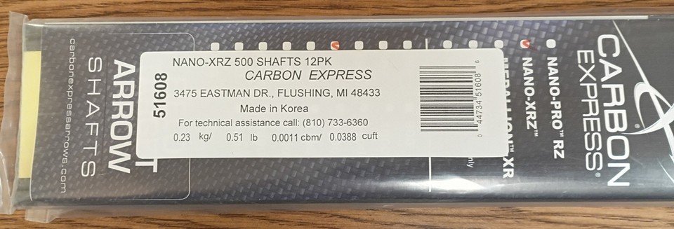 Carbon Express Nano XRZ Arrow Shafts 1 Doz | eBay