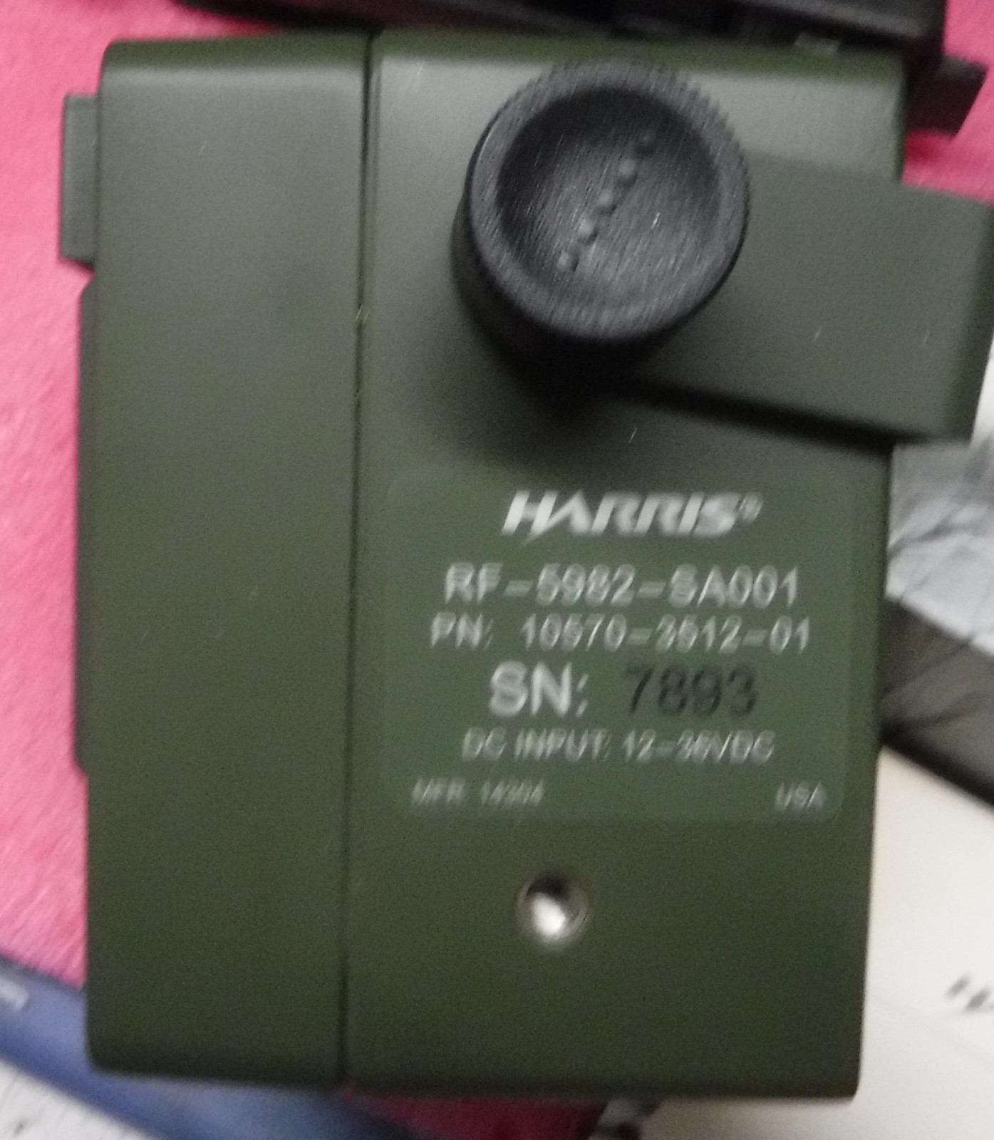 HARRIS RF-5892-SA001 AMPLIFIED SPEAKER UNISSUED COND. FREE SHIPPING | eBay