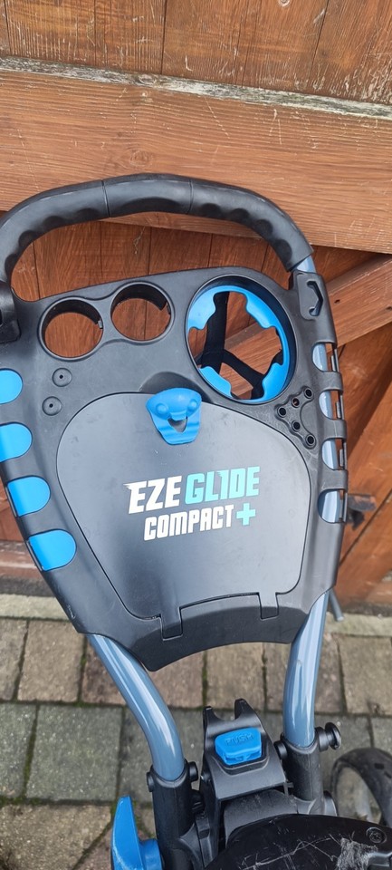 EZE GLIDE COMPACT+Golf Trolley Blue/ Grey | eBay UK