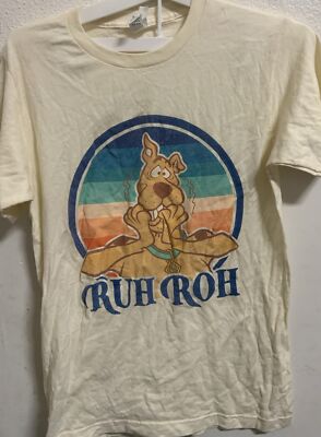 ⚡️Tultex Men's Scooby Doo Ruh Roh Retro Circle T-Shirt (Small) | eBay