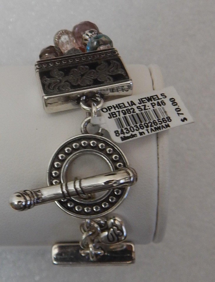 Genuine Brighton JB7982 Ophelia Jewels Toggle Bracelet NWT | eBay