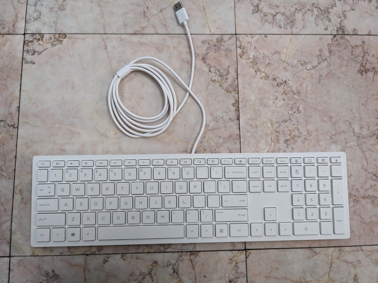 Lot of 30 New HP Keyboards - White Cheddar wired USB Keyboard | eBay